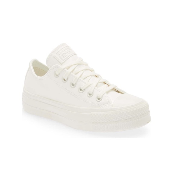 Converse | Shoes | Converse Chuck Taylor All Star Leather Platform ...